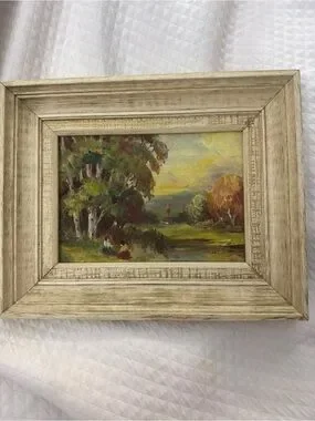 Art | Vintage Midcentury 5s60s Impressionist Landscape Oil Painting ...